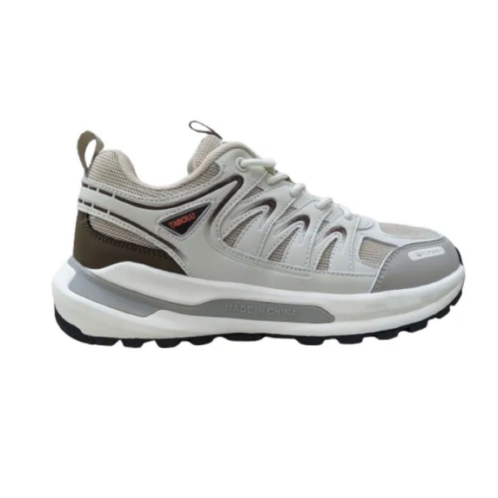 Tabolu Brown/White Sole Lace Free Sports Shoes For Men - Kinaun (किनौं ...